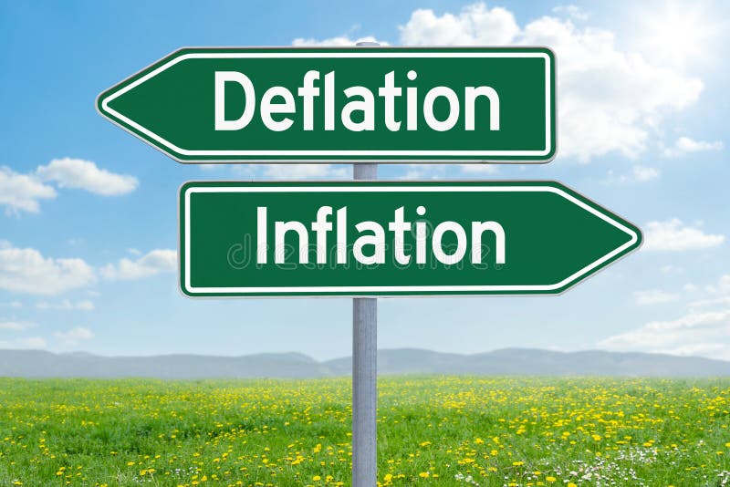 Deflation or Inflation stock image. Image of economy - 324881397