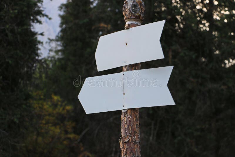 Two direction signs stock image. Image of clean, wooden - 46160375
