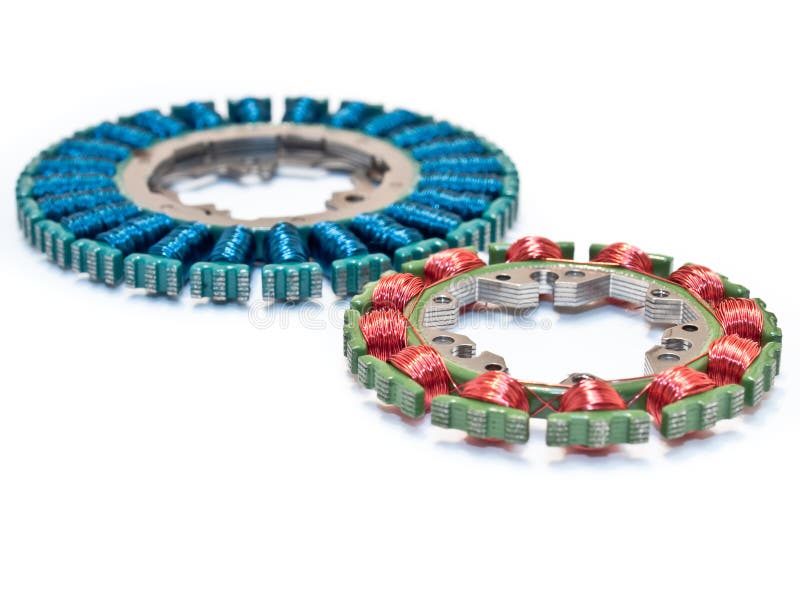 Two disc motors stock photo. Image of electric, magnetic - 12188880