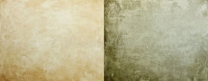 Two Distinct Textures, One Beige and the Other Green, are Juxtaposed ...