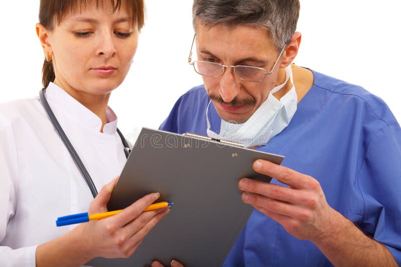 Two doctors stock image. Image of healthcare, people - 12978363