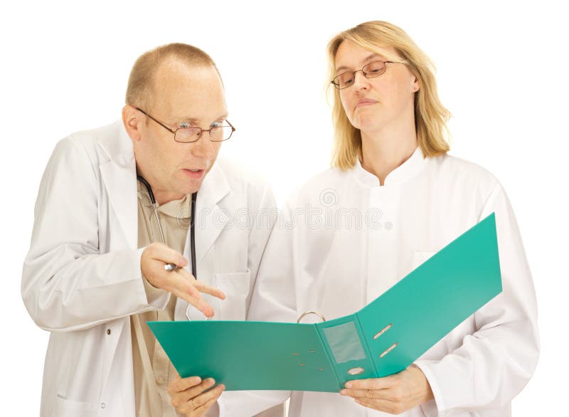Two doctors arguing stock photo. Image of care, deputy - 26554426