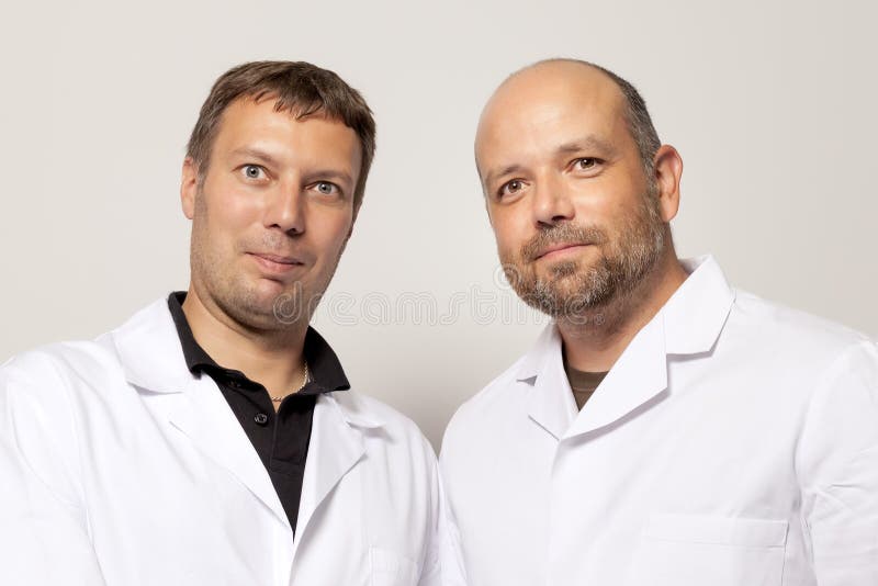 Two doctors stock photo. Image of arms, male, assistant - 33206578