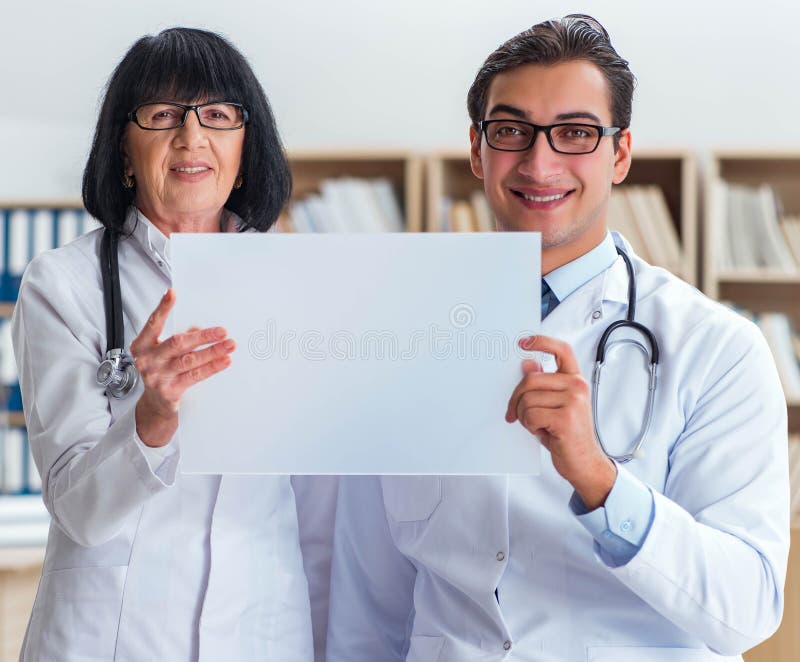 Two Doctors Working in the Lab Stock Photo - Image of care, health ...