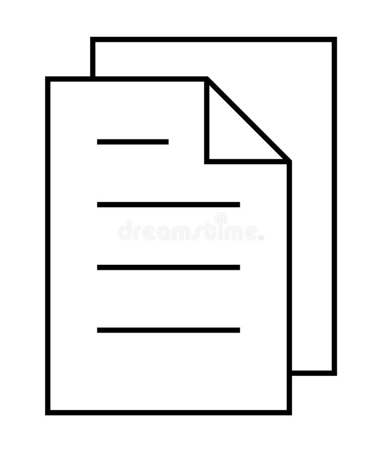 Overlapping Documents Stock Illustrations – 226 Overlapping Documents ...