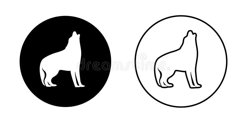 Two dog logos stock vector. Illustration of realistic - 101225382