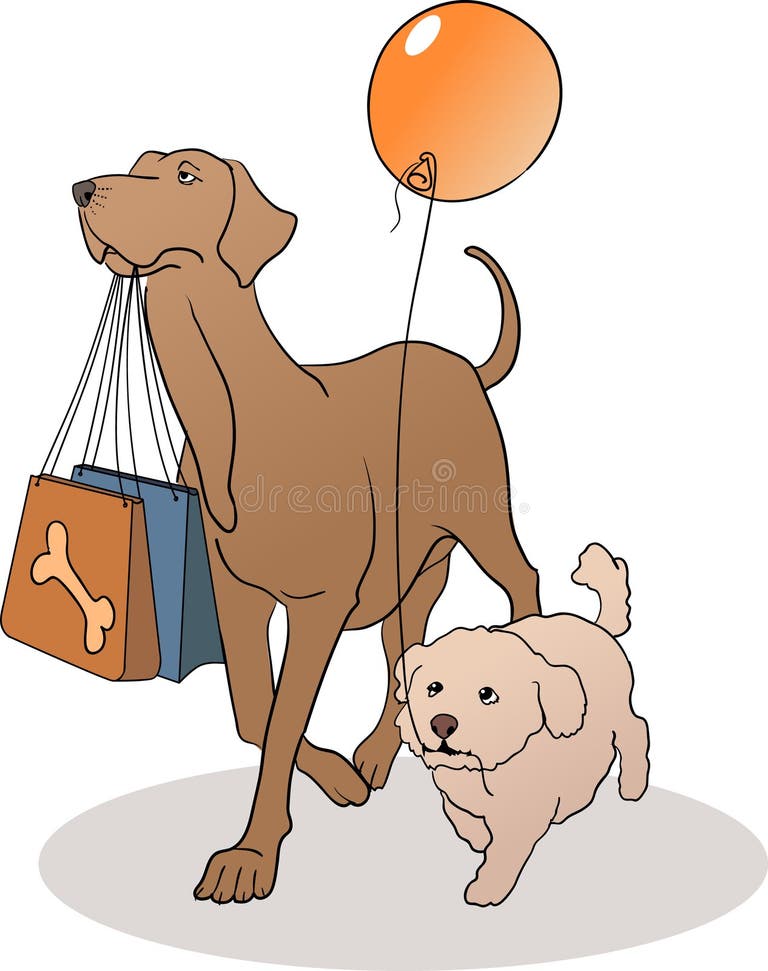 Two Dogs Together Stock Illustrations – 2,780 Two Dogs Together Stock ...