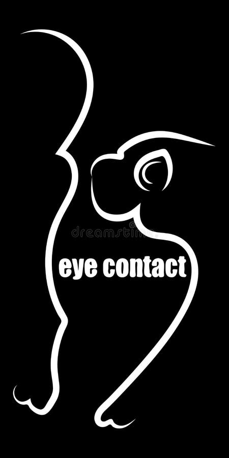 Two Dogs Silhouette Monochrome Logo. Vector Design Stock Vector ...