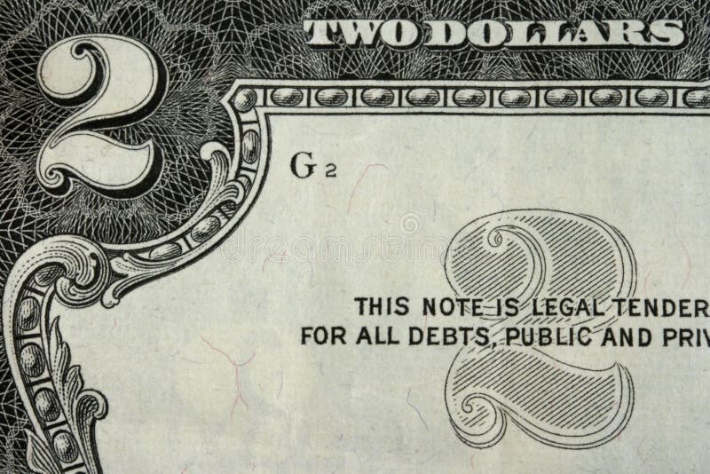 Two dollars stock photo. Image of words, close, numbers - 3499010
