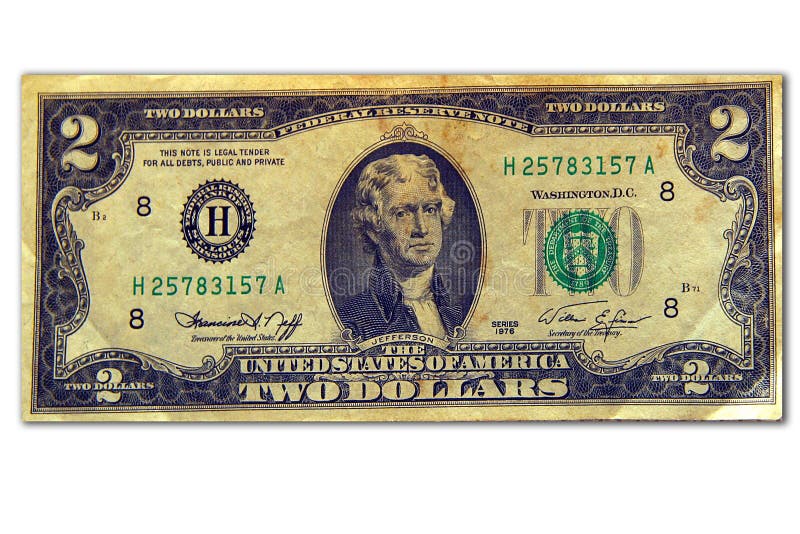 Two dollars stock image. Image of dollars, serial, dollar - 628859