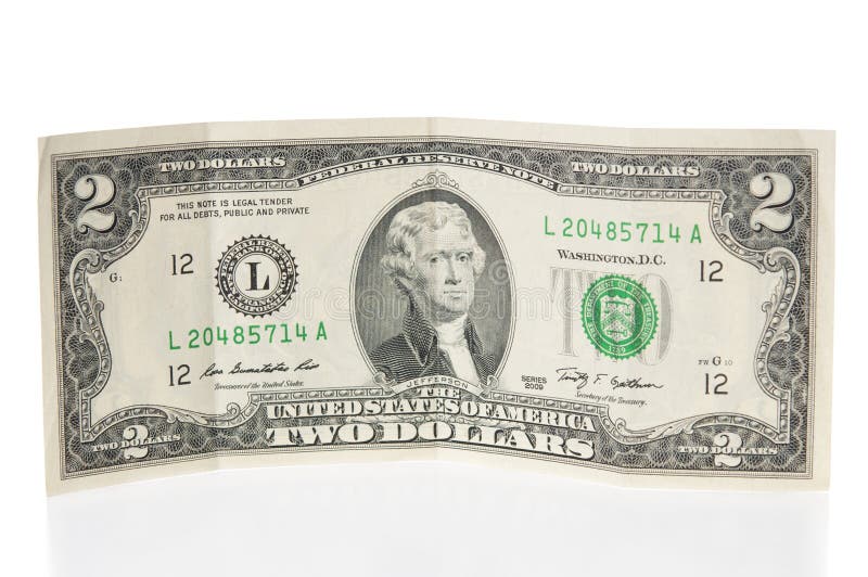 Two dollars stock photo. Image of funding, america, monetary - 6577688