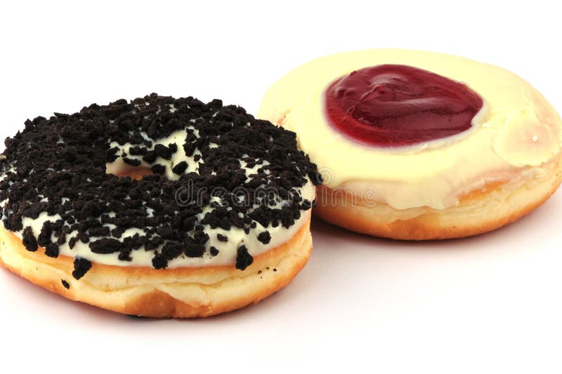 Two donuts stock image. Image of donuts, donut, yummy - 7263967