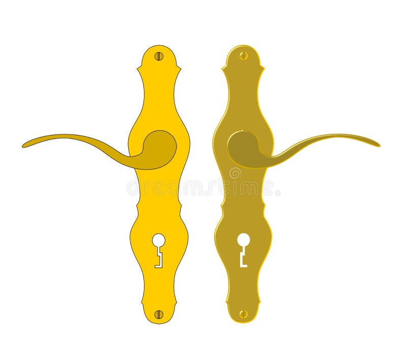 Two Door Locks stock illustration. Illustration of locksmith - 42494291