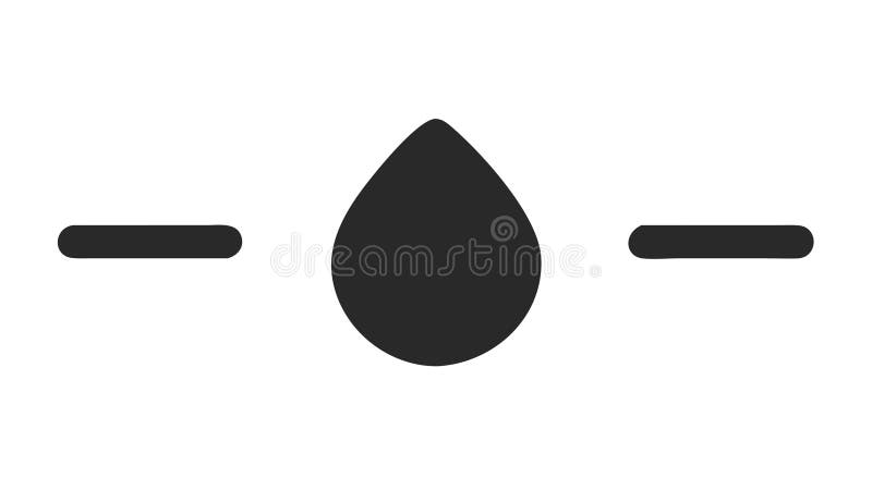 Two Dots Line Icon Vector, Vector Design Generative AI Stock Vector ...