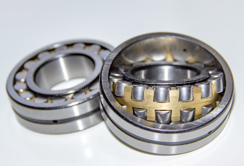 Two Double Row Spherical Roller Bearings Stock Image - Image of ...