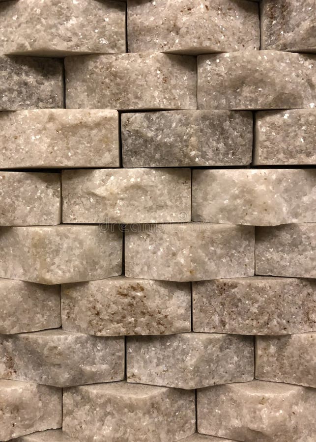 Interlocking Marbled Quartz Brick Background Photograph. Stock Photo ...