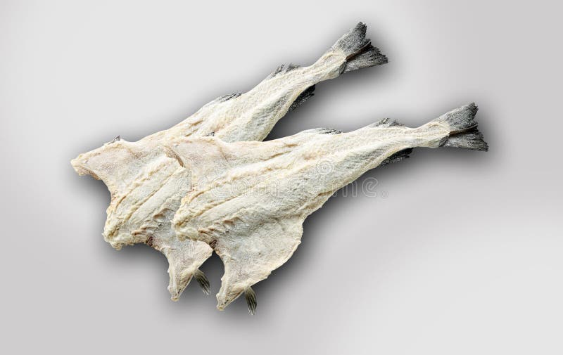 Portuguese Dried and Salted Cod Fish / Bacalhau Stock Photo - Image of ...