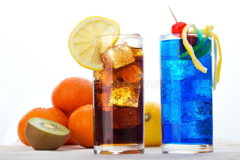 Two drinks stock photo. Image of alcohol, sweet, drink - 96950124