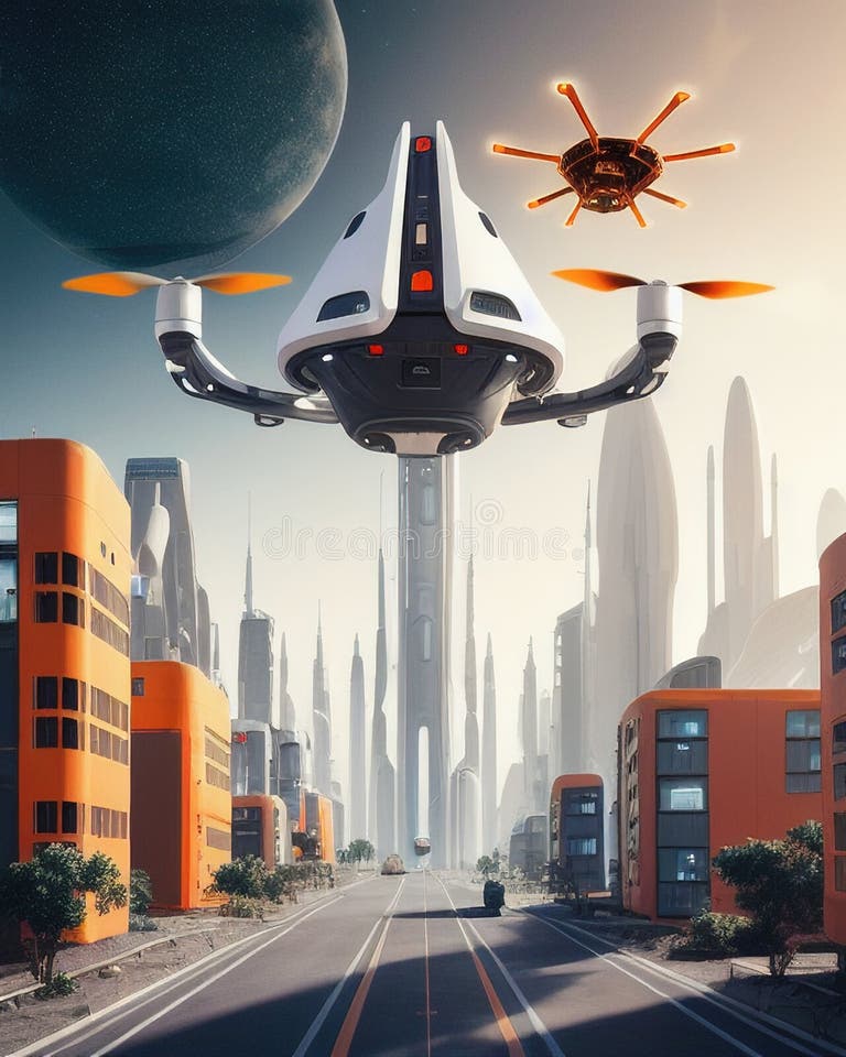 Futuristic Street City Drones Stock Illustrations – 282 Futuristic ... Futuristic Street City Drones Stock Illustrations – 282 Futuristic ...