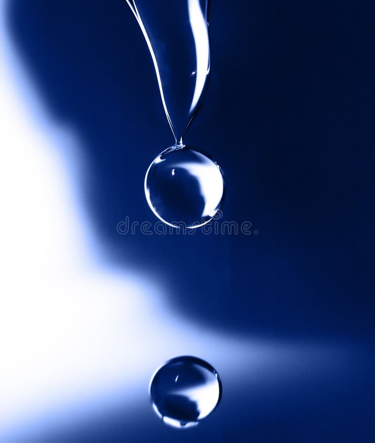Two drops stock photo. Image of texture, glue, drops, reflex - 13712