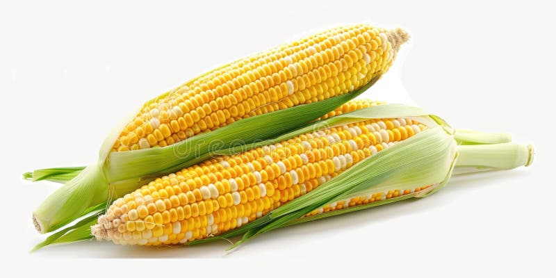 Two Ears of Corn stock image. Image of crops, recipe - 383874447