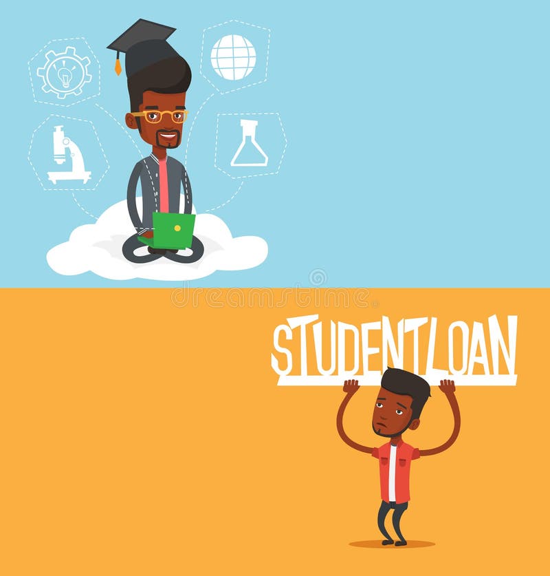 Two Educational Banners with Space for Text. Stock Vector ...