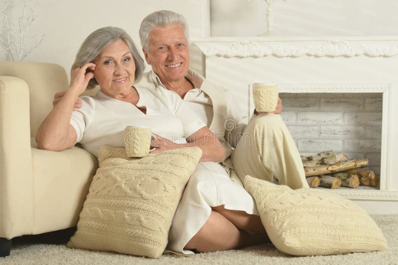 Two elderly people stock image. Image of older, married - 62095035