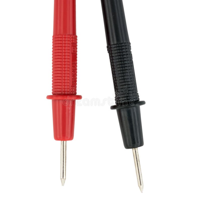 Two Electrical Multi or Voltage Meter Probes Stock Image - Image of ...