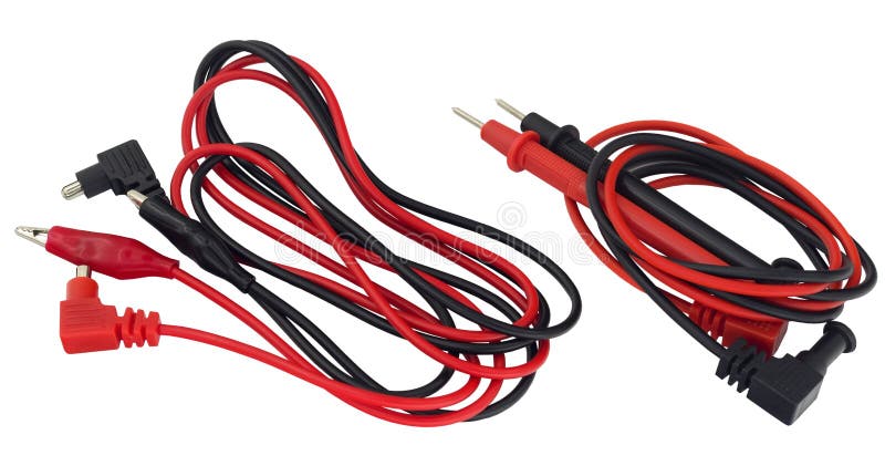 Two Electrical Multi or Voltage Meter Probes Stock Image - Image of ...