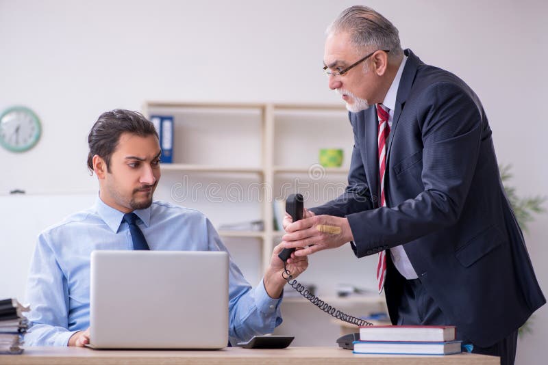 Two Employees in the Office Stock Photo - Image of employee, auditor ...