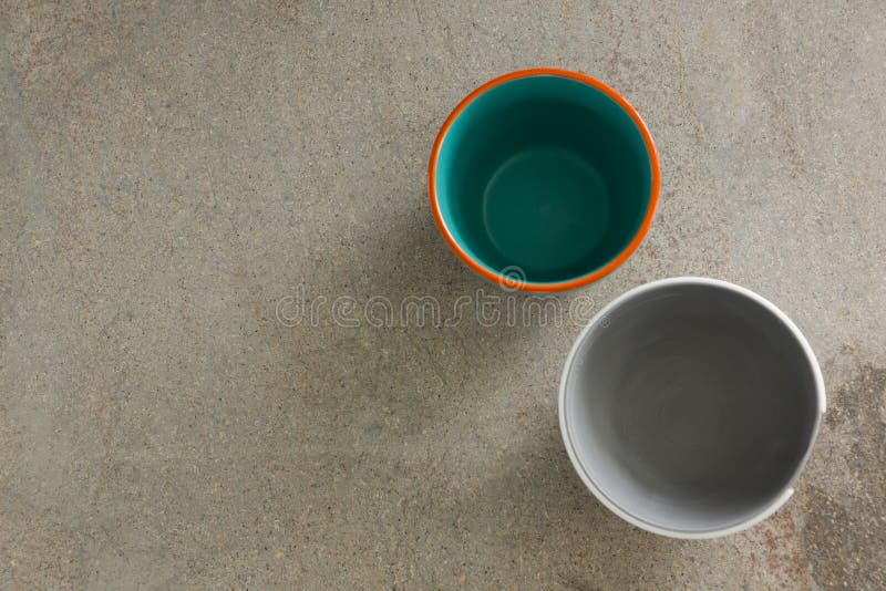 Two empty bowls on table stock image. Image of clean - 101508007