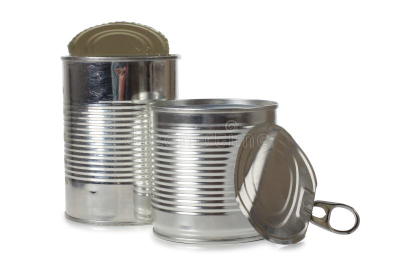 Two empty cans stock photo. Image of garbage, metal, iron - 29400610