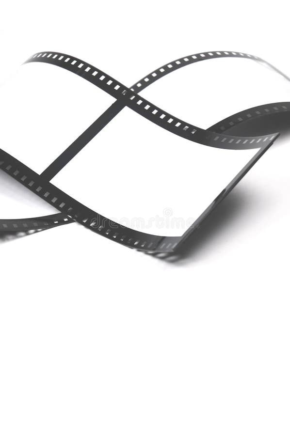 Two empty film frames stock image. Image of white, movie - 8479795