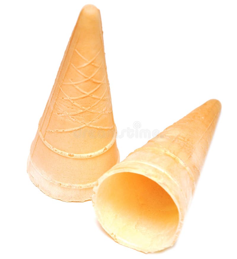 Empty ice cream cone stock photo. Image of flavor, diabeties - 105491994