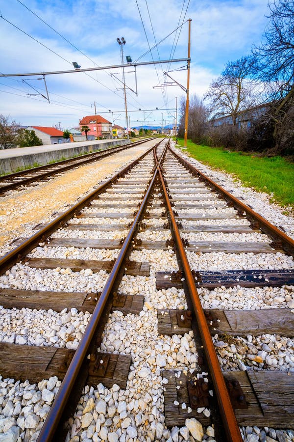 The railway lines stock photo. Image of confusion, complexity - 173582020