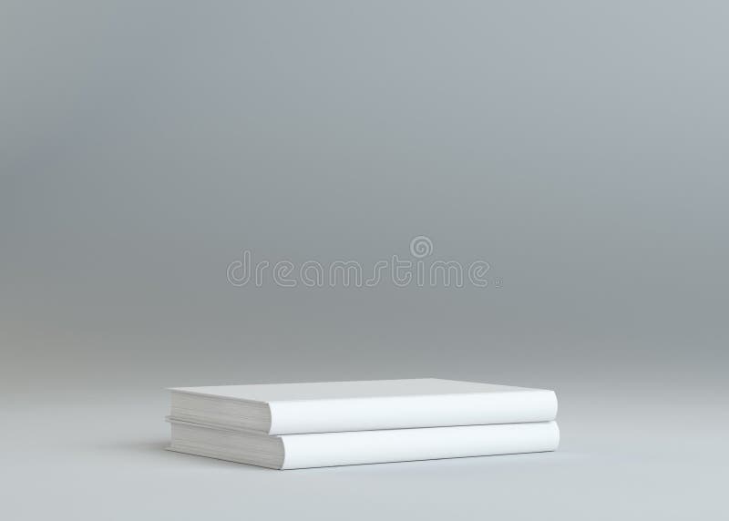 Two empty white books stock photo. Image of office, catalog - 90370152