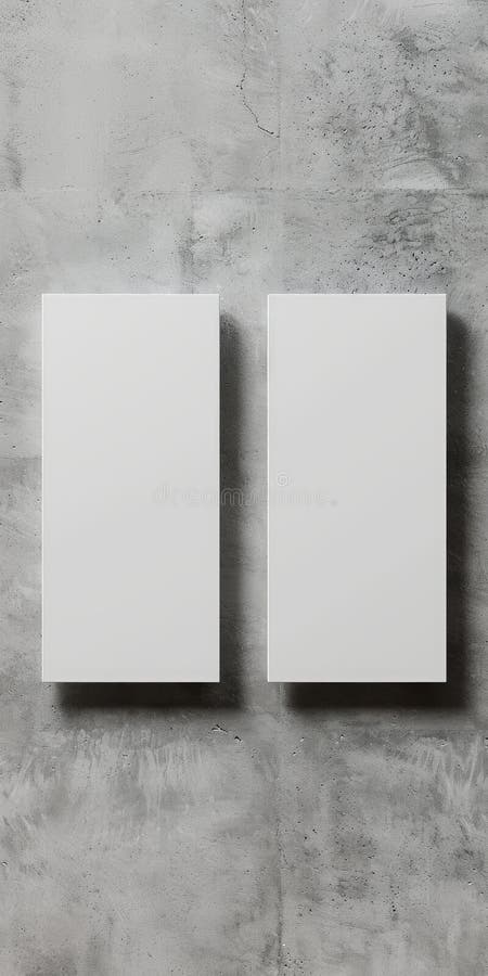 White Rectangle Vertical