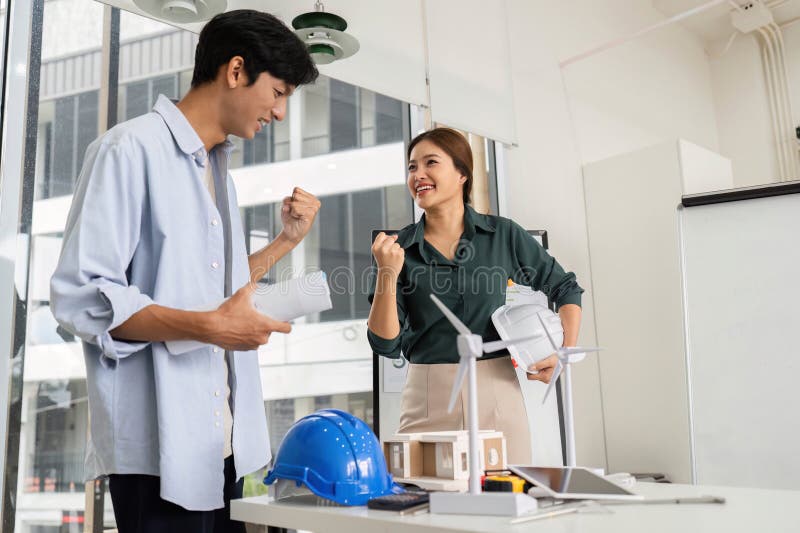 Excitement in Engineering. Young Professionals Celebrating Project ...