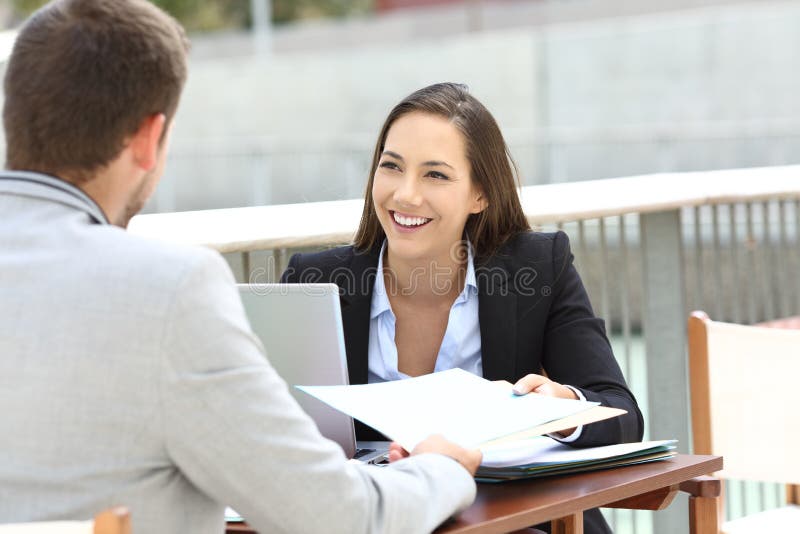 Two Executives Having a Business Conversation in a Bar Stock Photo ...