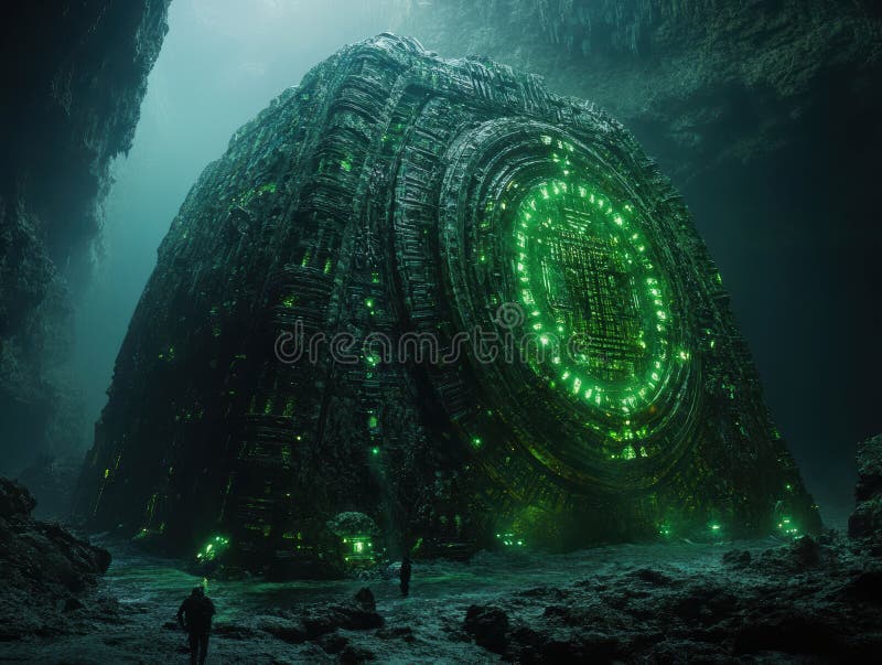 Two Explorers Discover a Massive, Glowing Green Artifact Deep Inside a ...