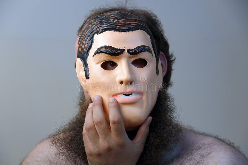 Two Faced Mask stock photo. Image of face, holiday, creepy - 41966968