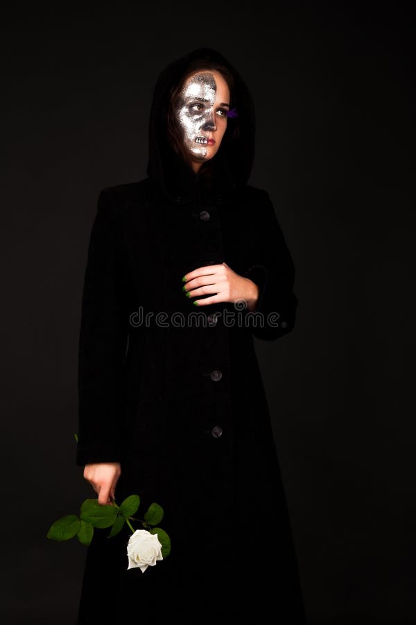 Two Faced Woman stock image. Image of bright, care, freshness - 2717105