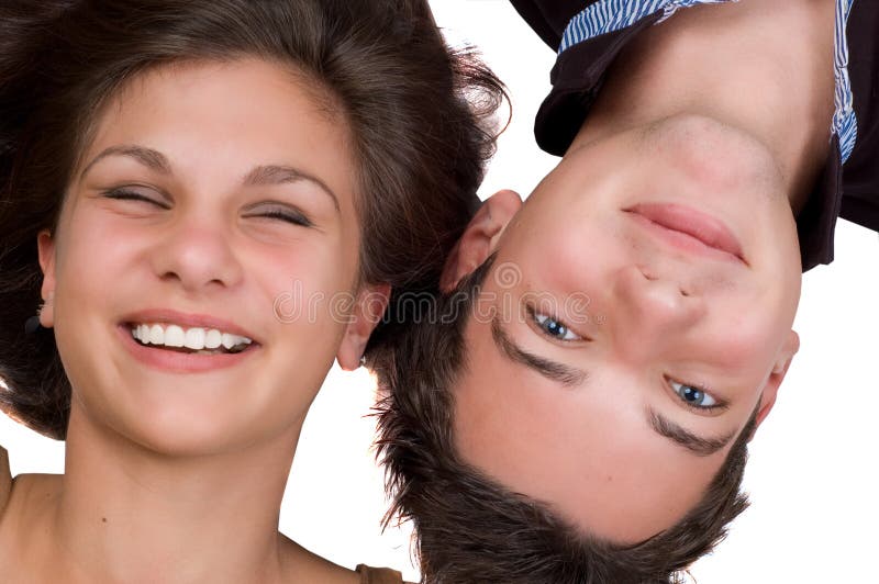 Two faces stock photo. Image of school, male, isolated - 7104590