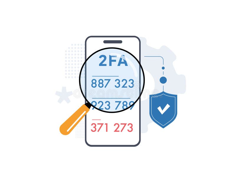 Two-factor Authentication - 2fa Concept with Secure Login, Password Verification and Smartphone ...