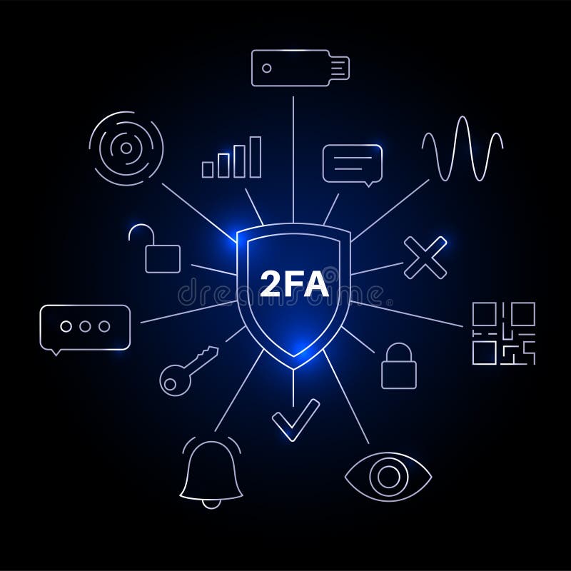 Qr Two Factor Authentication Stock Illustrations – 16 Qr Two Factor ...