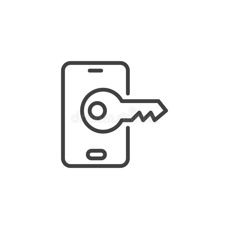Two Factor Authentication Line Icon Stock Illustrations – 503 Two ...
