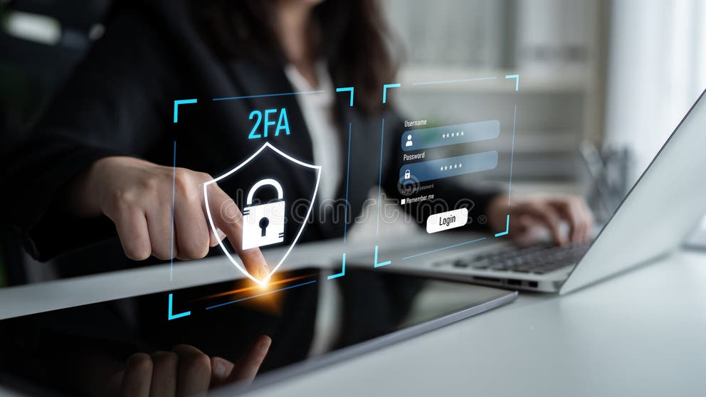 Two-factor Authentication for Secure Login System Latch Stock ...