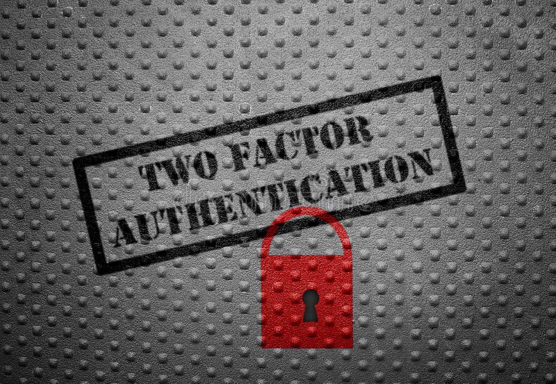 Two Factor Authentication stock photo. Image of login - 95401496