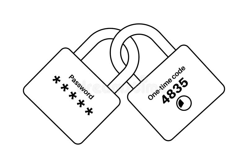 Two Factor Authentication Stock Illustrations 1096 Two Factor