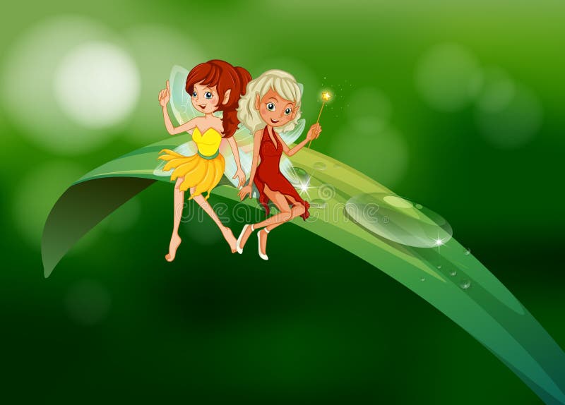 Fairies And Elves 1, The Magic Stock Illustration - Illustration of ...